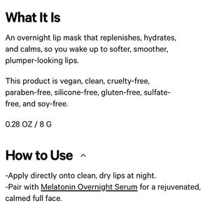 Sephora | Makeup | 22 Milk Makeup Melatonin Overnight Lip Mask New ...